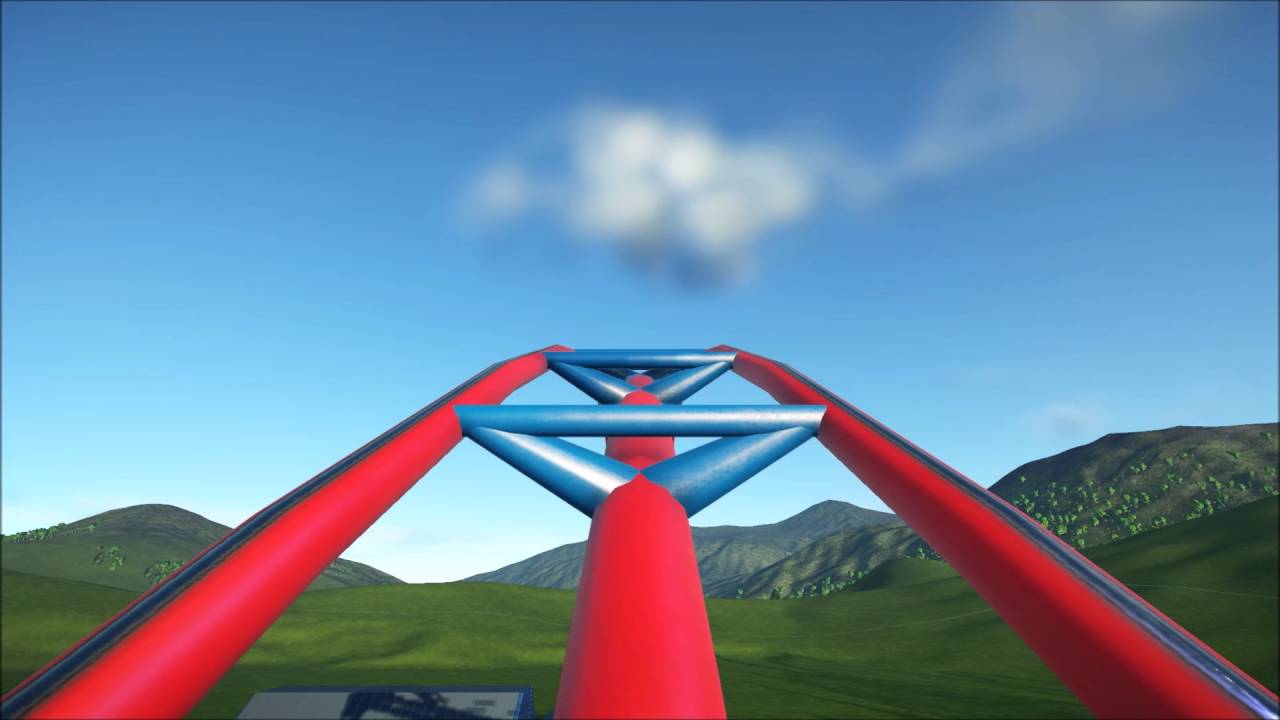 Drag Race Roller Coaster on Planet Coaster Alpha - YouTube
