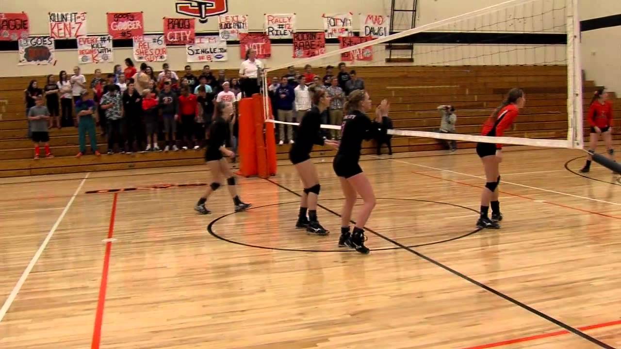 Oregon City at Sprague OSAA 6A Volleyball Highlights 1280 x 720 - YouTube