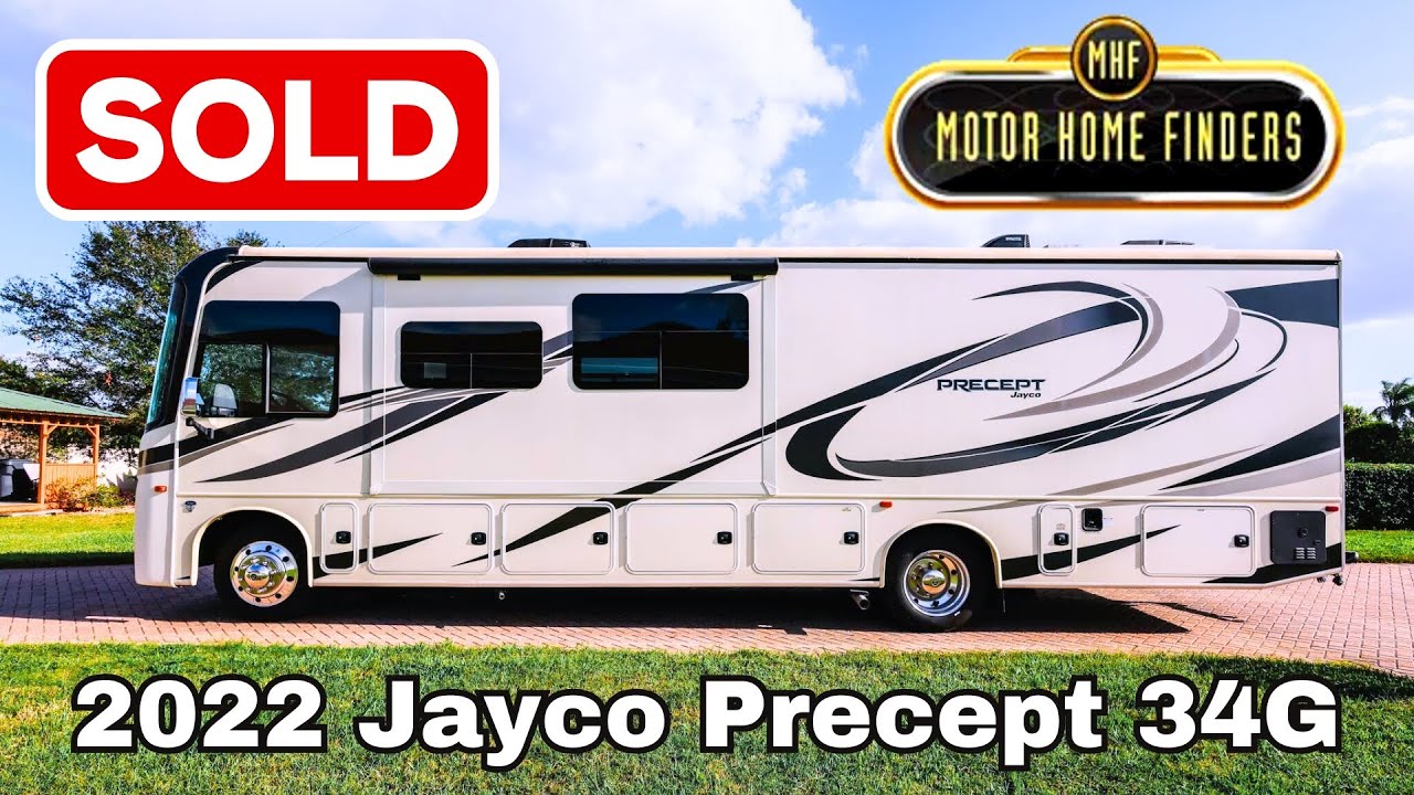 SOLD - 2022 Jayco Precept 34G | www MotorHomeFinders com - YouTube