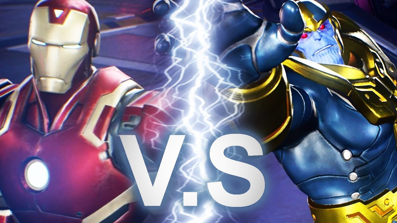Marvel vs Capcom: Infinite - Iron Man VS Thanos Battle Scene [FULL ...