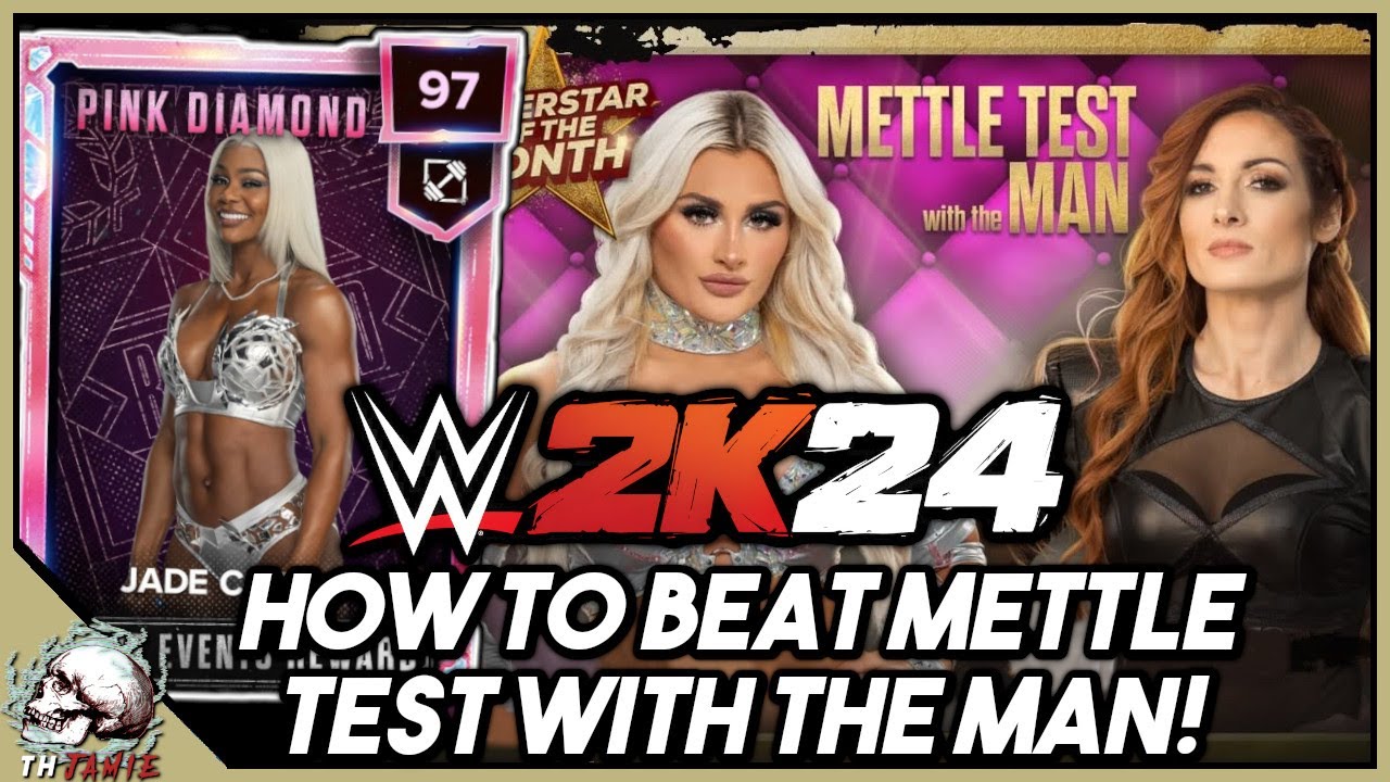 HOW TO BEAT METTLE TEST WITH THE MAN! WWE 2K24 MyFaction - YouTube