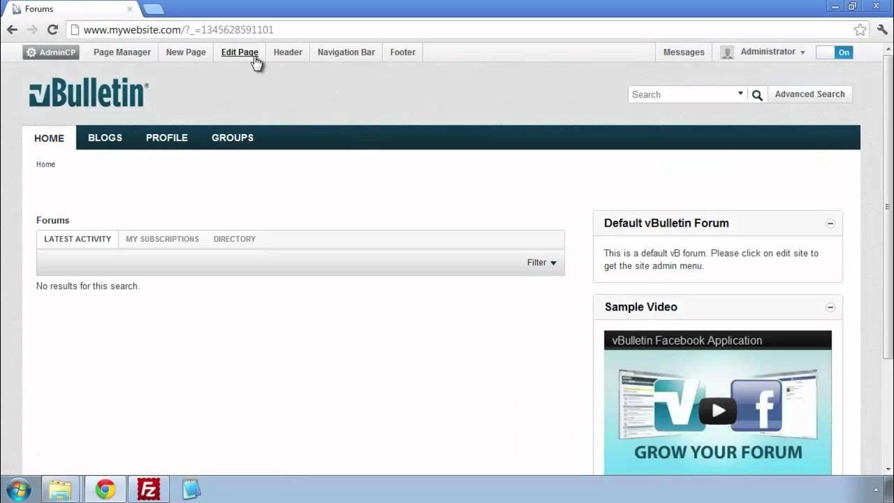 vBulletin 5 Connect: How to Change Your Logo - YouTube