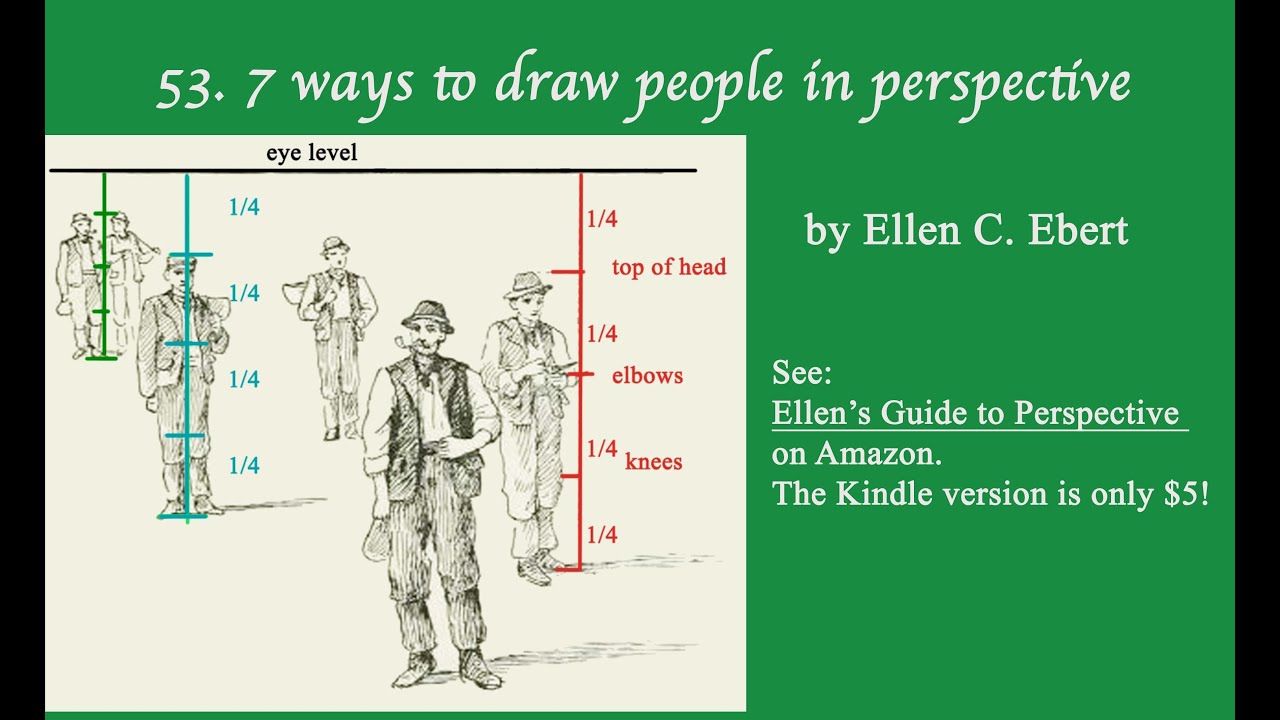 53. 7 ways to draw people in perspective - YouTube