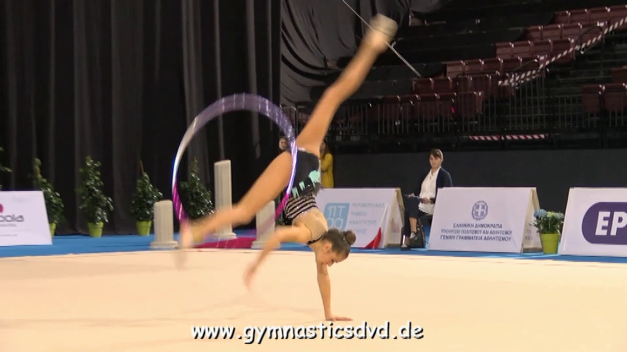 Maria Dervisi (GRE) - FIG Senior 01 - Aphrodite Cup 2018 - YouTube