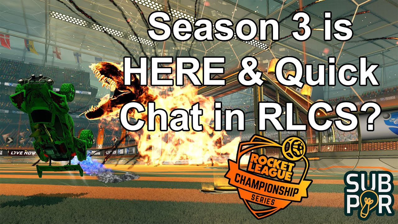 Season 3 is HERE & Quick Chat in RLCS? | Poddy C #63 - YouTube