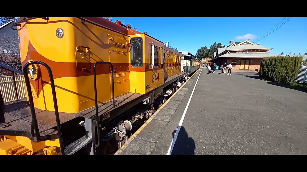 The Cockle Train at Victor Harbor with #844 - YouTube