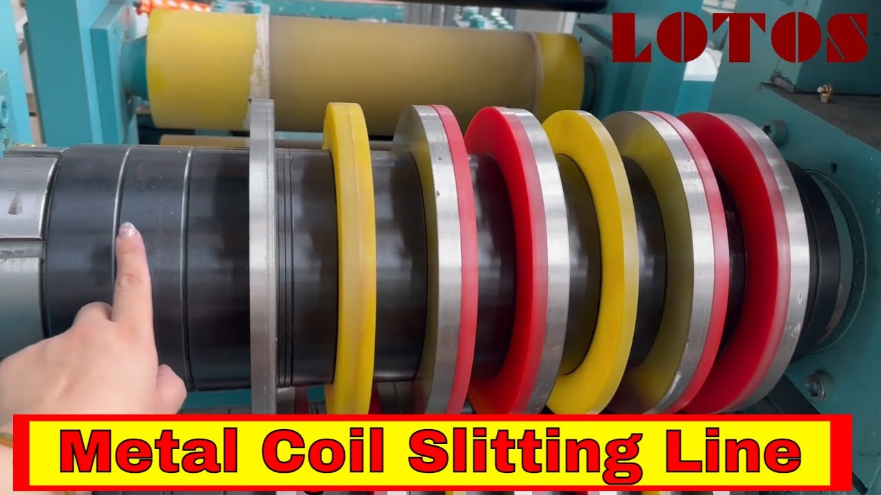Metal Coil Slitting Line | Steel Slitting Process - YouTube