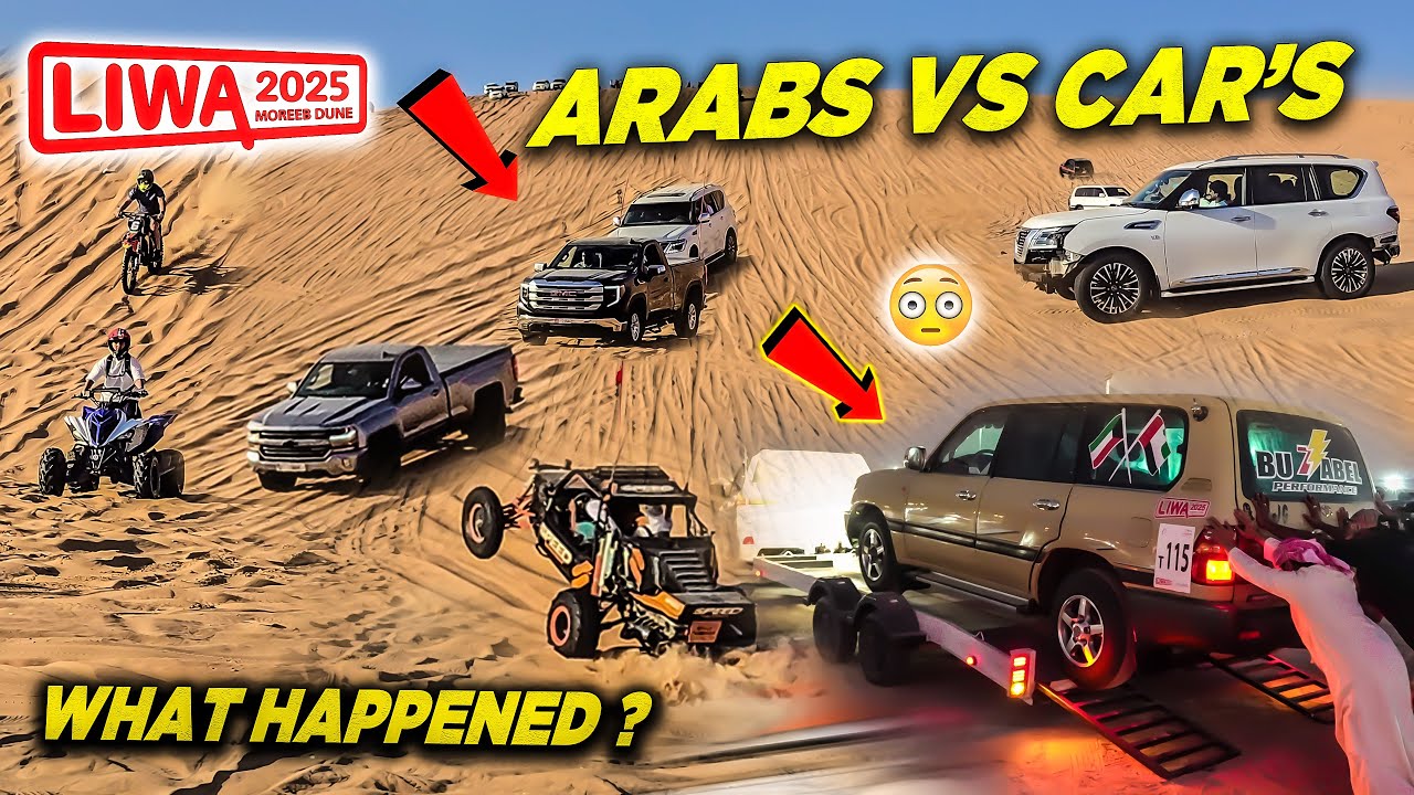 Liwa 2025 Live Vlog | Arabs vs Cars 😂How to breakdown Landcruiser in ...