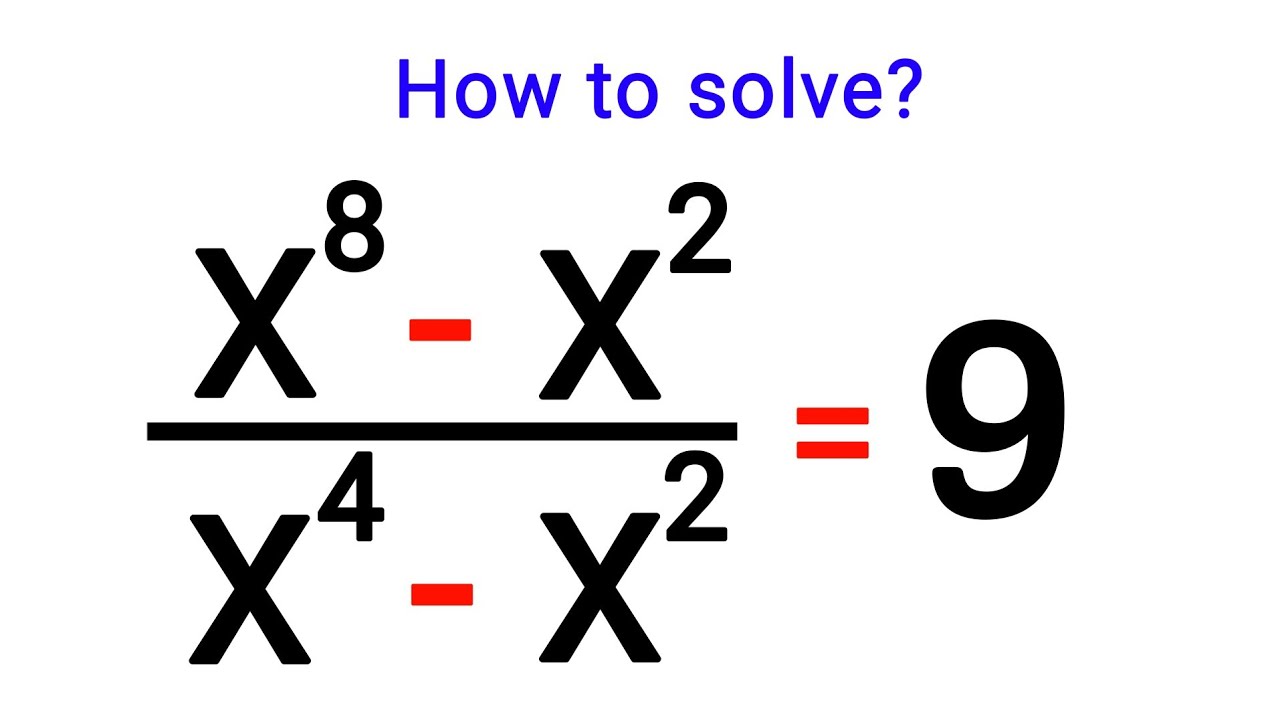A Nice Olympiad Algebra Problem Solved || Math Olympiad || Explored ...