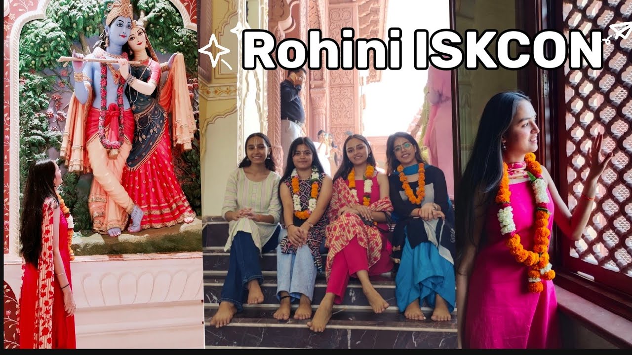 Visited new Rohini ISKCON nearby Rithala metro station 💗 #new vlog # ...