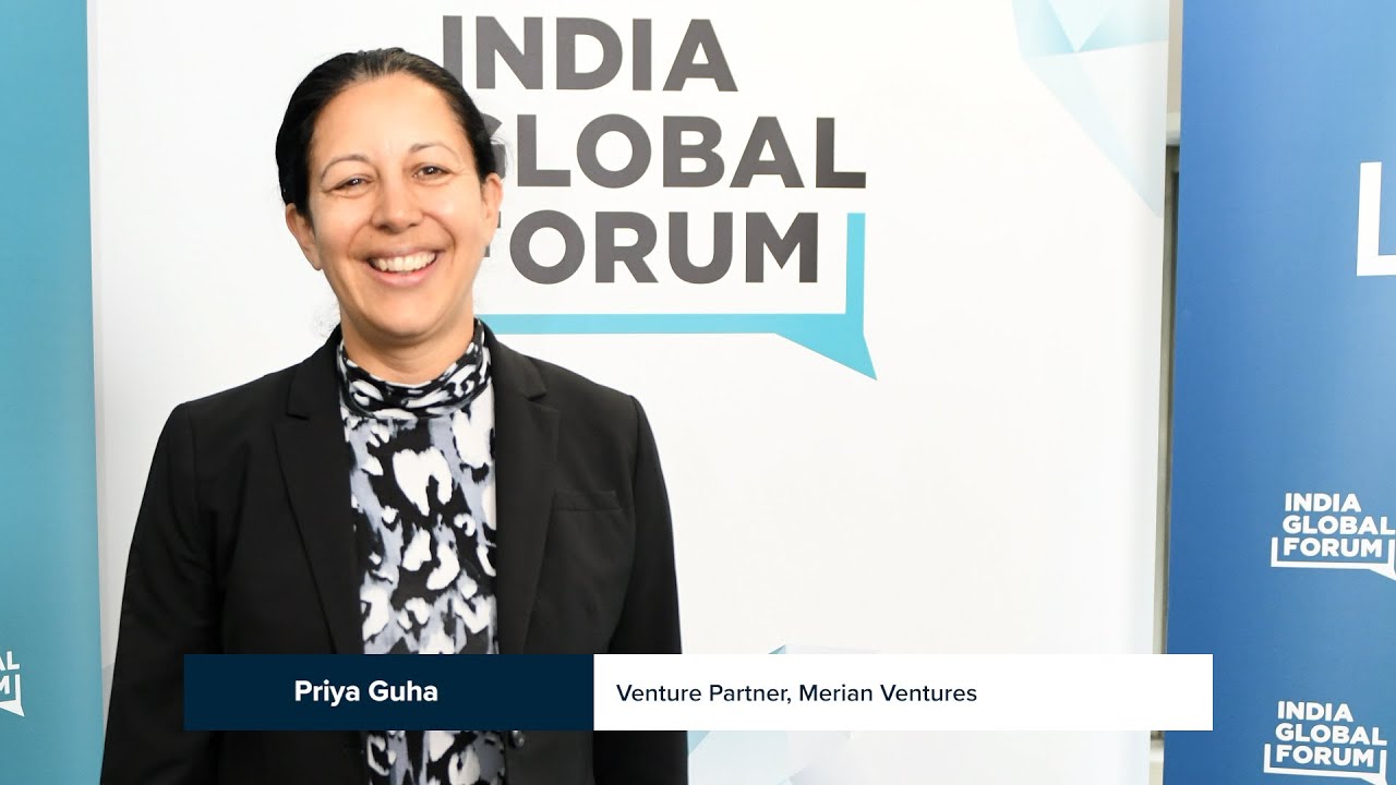 Priya Guha, Venture Partner, Merian Ventures at IGF UK-India Week 2023 ...
