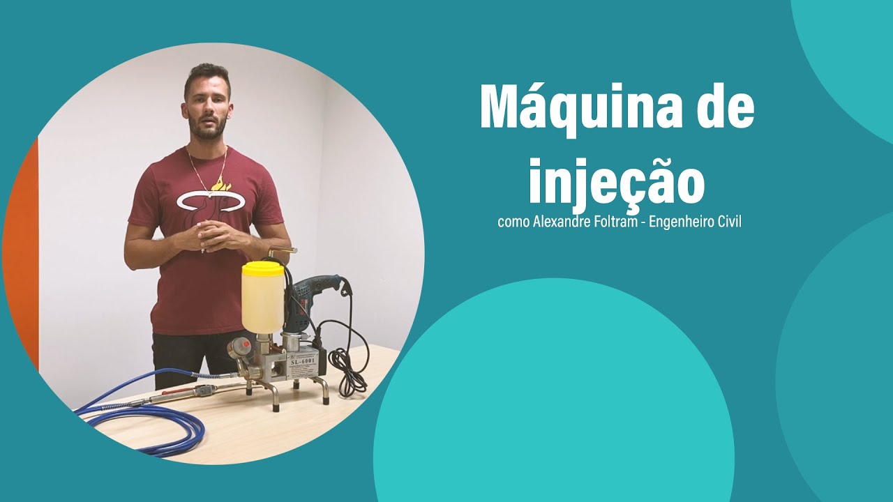 Máquina de injeção em estruturas de concreto armado - YouTube