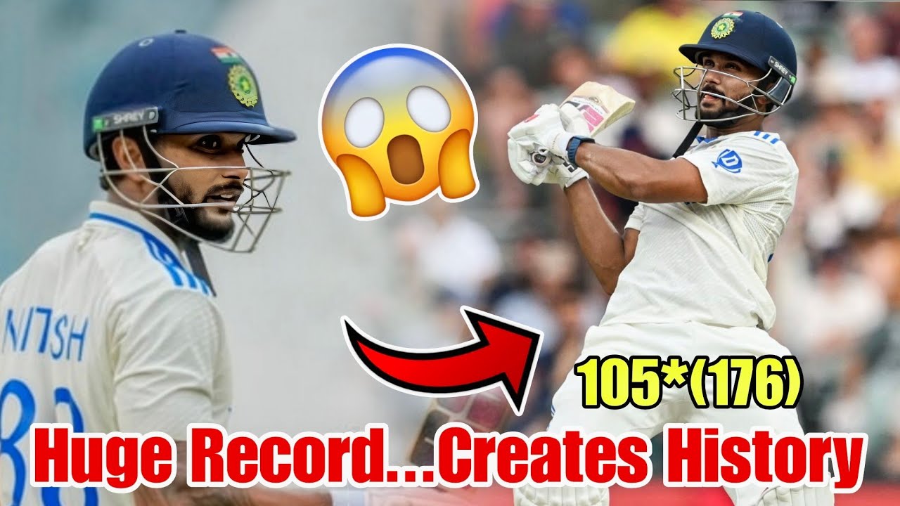 Nitish Kumar Reddy's Maiden Test Century | Unforgettable Knock - YouTube
