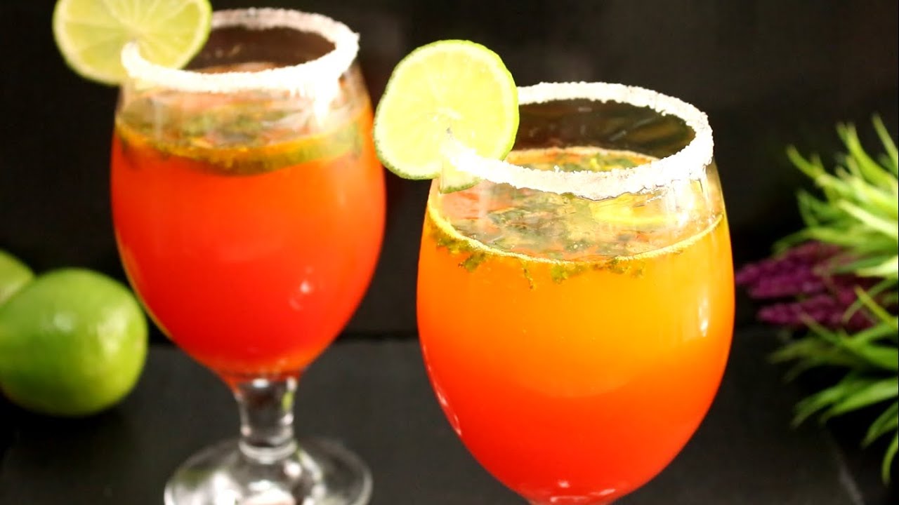 Sunset Mocktail | Watermelon-Orange | Summer Special Drink Recipe - YouTube