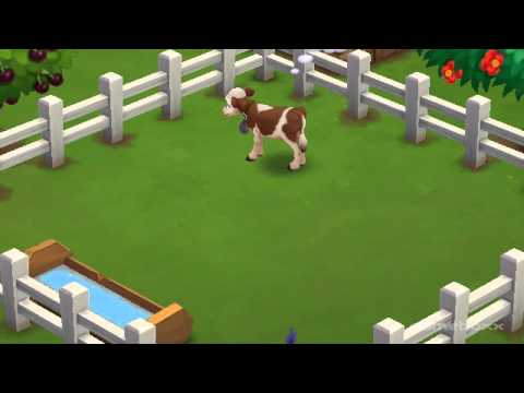 Baby French Simmental Cow - FarmVille 2's Ooh La La Theme - YouTube
