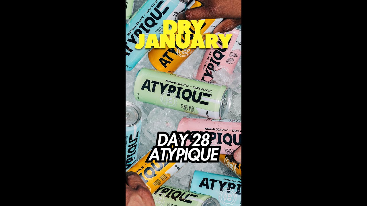 Dry January Day 28: Atypique Mocktail Drink Review - YouTube