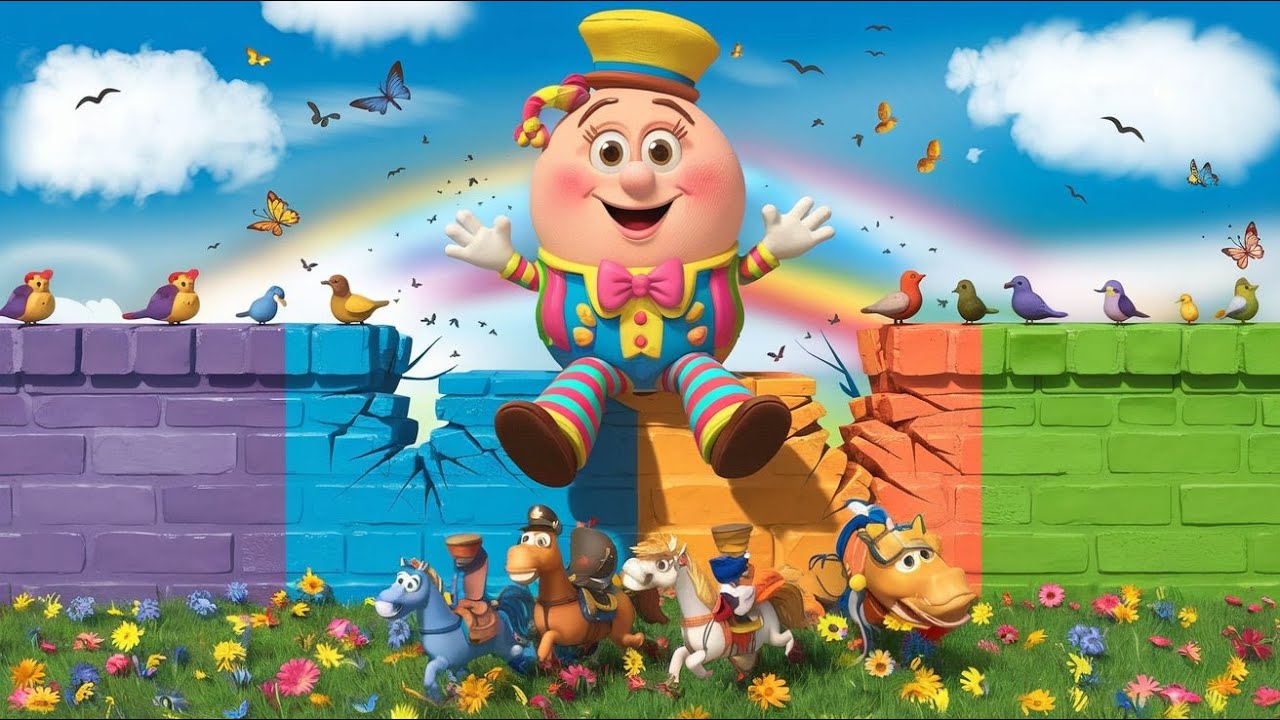 Humpty Dumpty Song | Interactive English Rhymes | Kids Entertainment ...