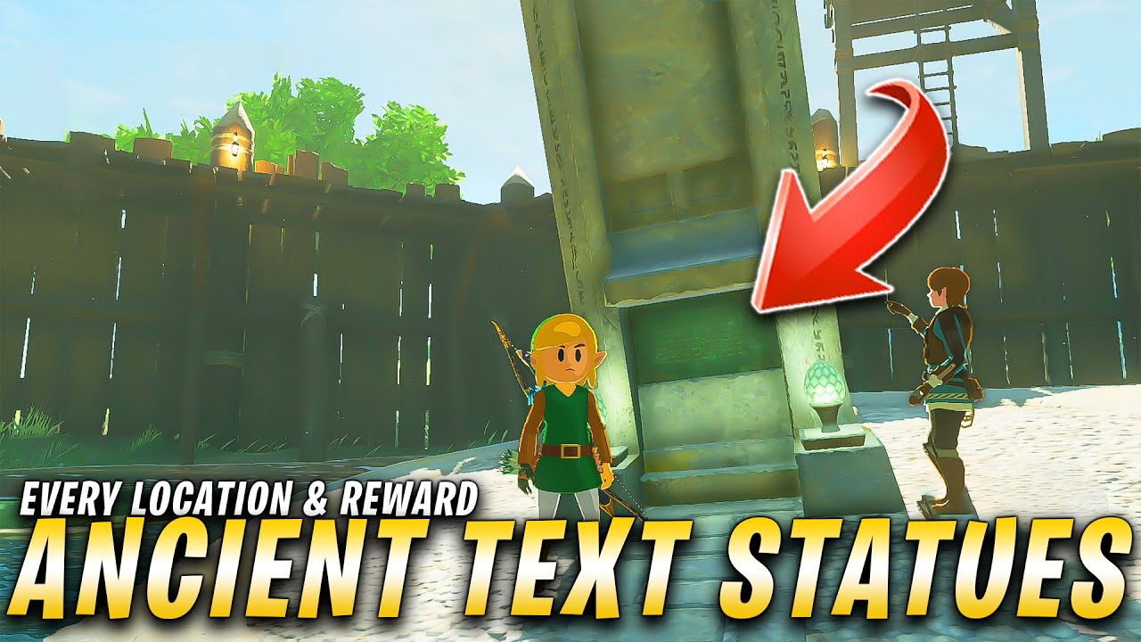 Every Ancient Hyrulean Text Statue Location in Tears of the Kingdom and ...