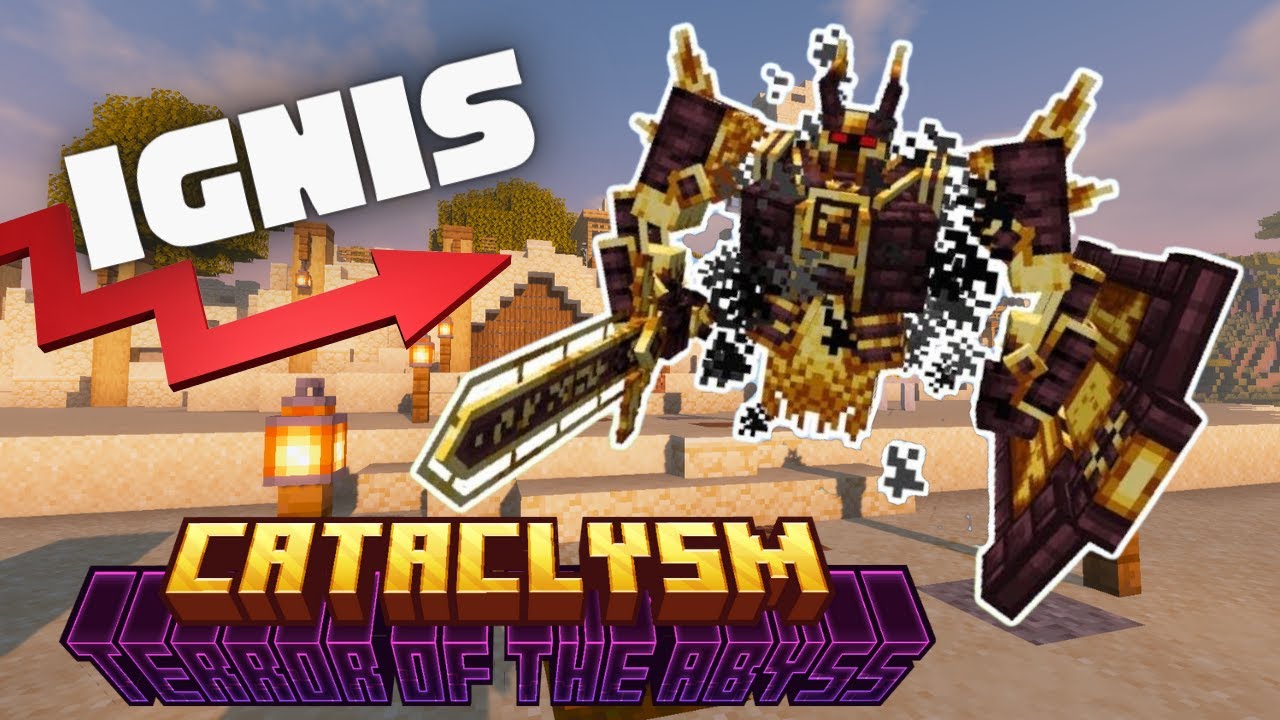 I Fight The IGNIS BOSS In Minecraft | Cataclysm Mod - Part 2 - YouTube