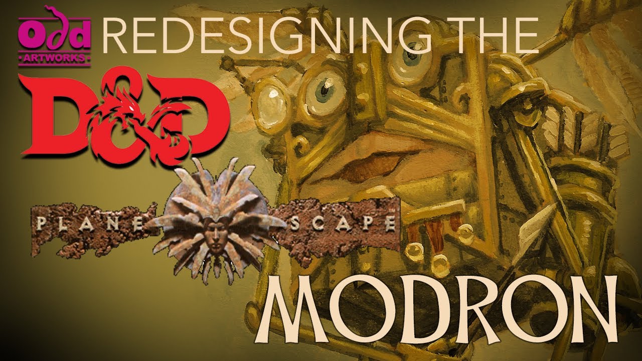 Redesigning the DUNGEONS & DRAGONS Modron from PLANESCAPE - YouTube