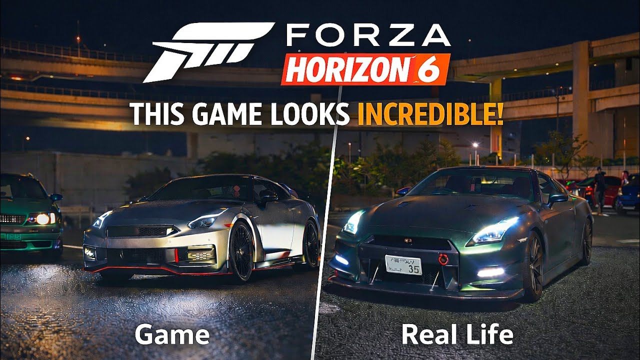 Forza Horizon 6 - Game Vs Real Life - YouTube
