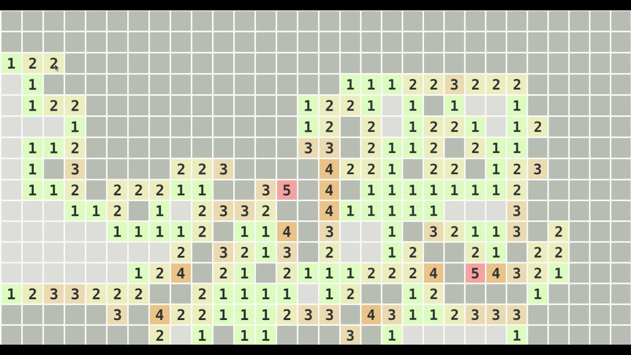 A.I. plays Mines aka Minesweeper - YouTube