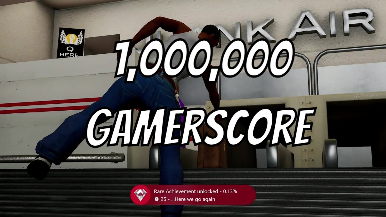 Getting 1 Million Gamerscore & Looking Over My Gamertag - YouTube