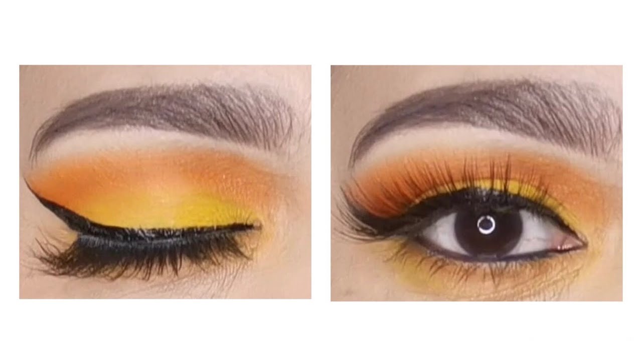Sunset Eye Make Up Tutorial - YouTube