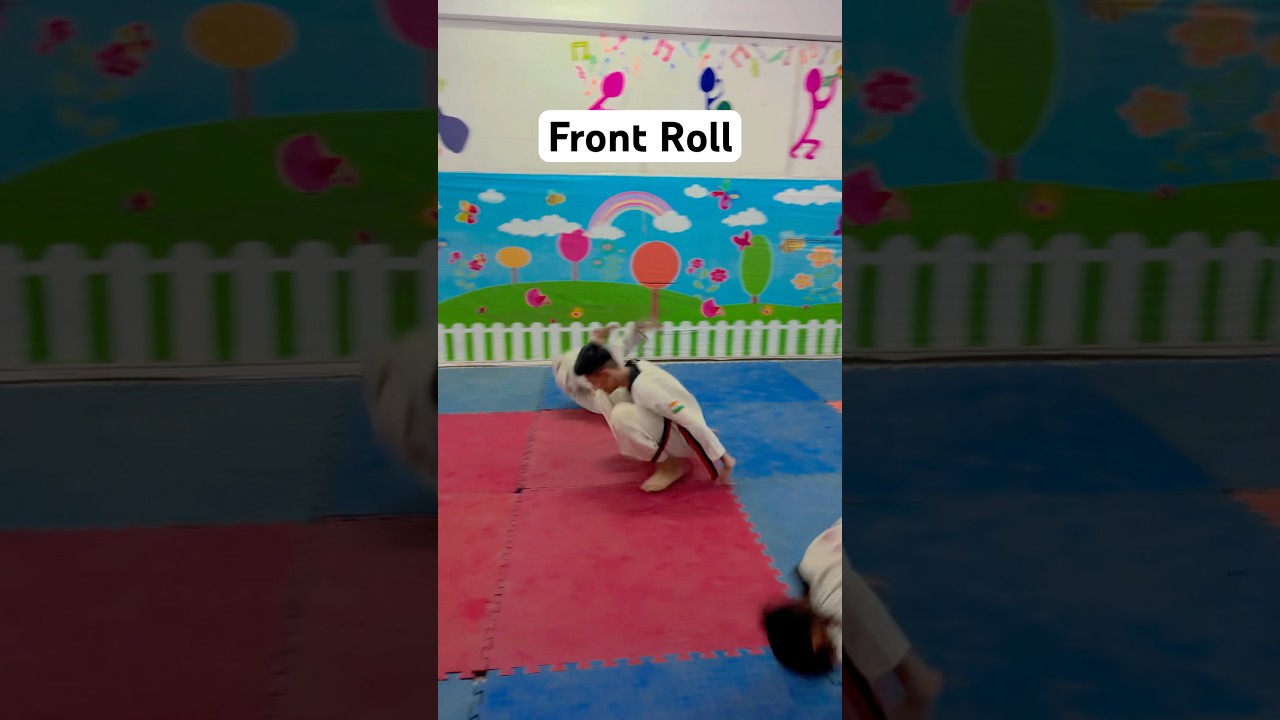 Front Roll #taekwondo #training #workout #frontroll #tkd - YouTube