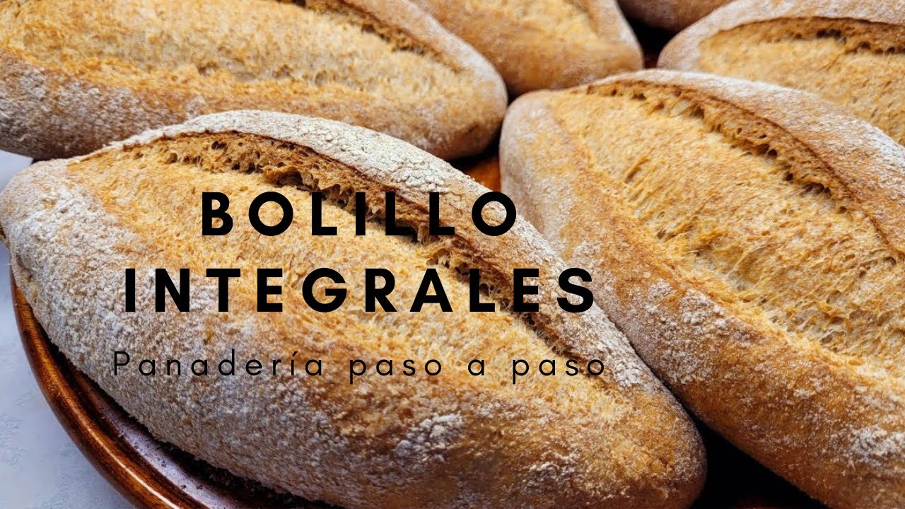 Como hacer bolillos integrales - YouTube