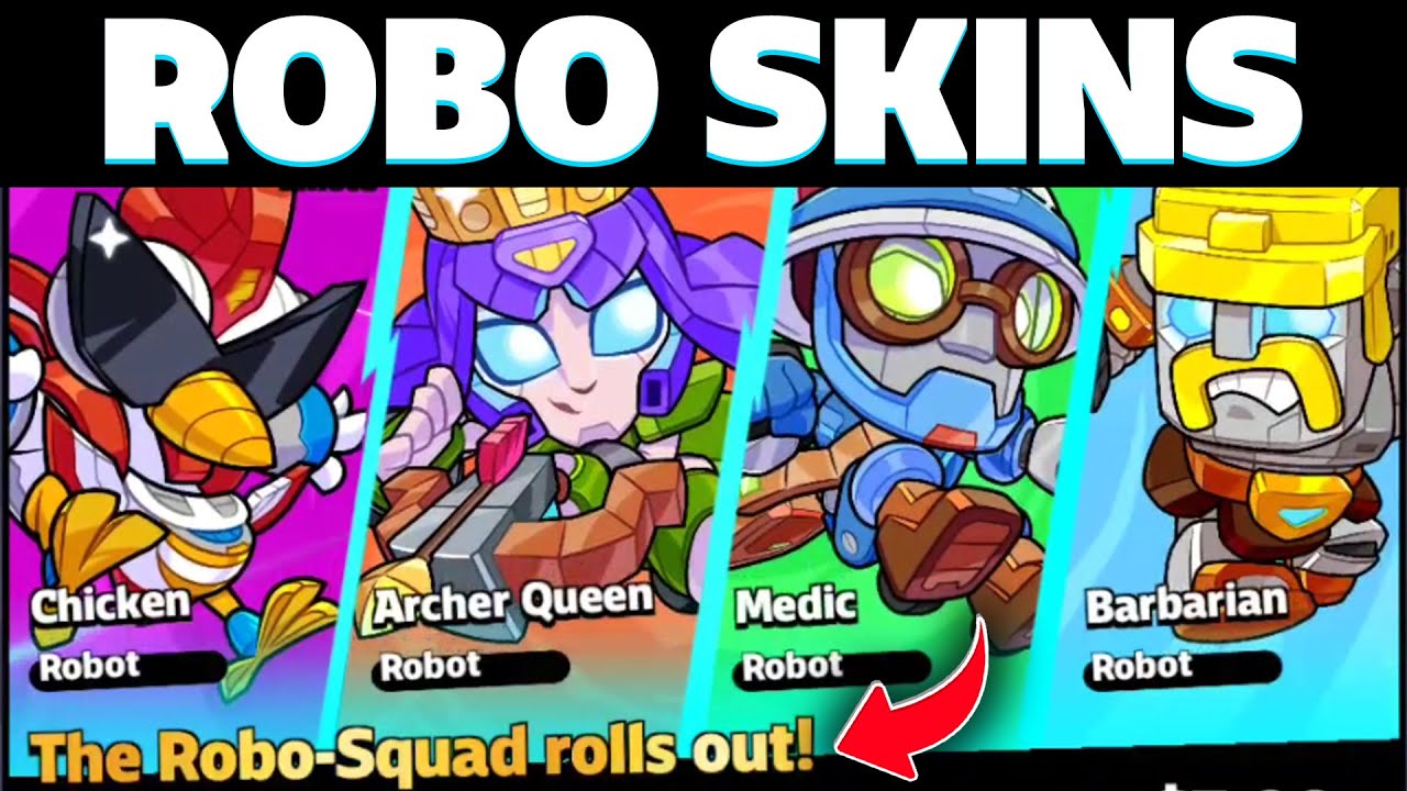 Robo Skins [looking good!] Squad Busters - YouTube