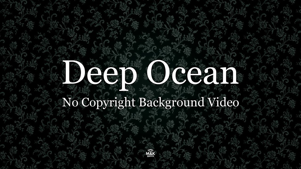 No Copyright Background Deep Ocean Video - Free Stock Footage - YouTube