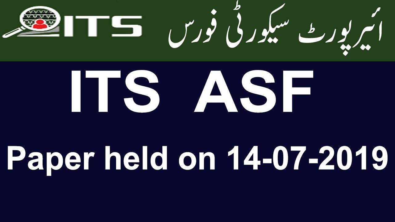 Airport Security Force (ASF) Paper l ITS ASI Paper l Paper held on 14 ...