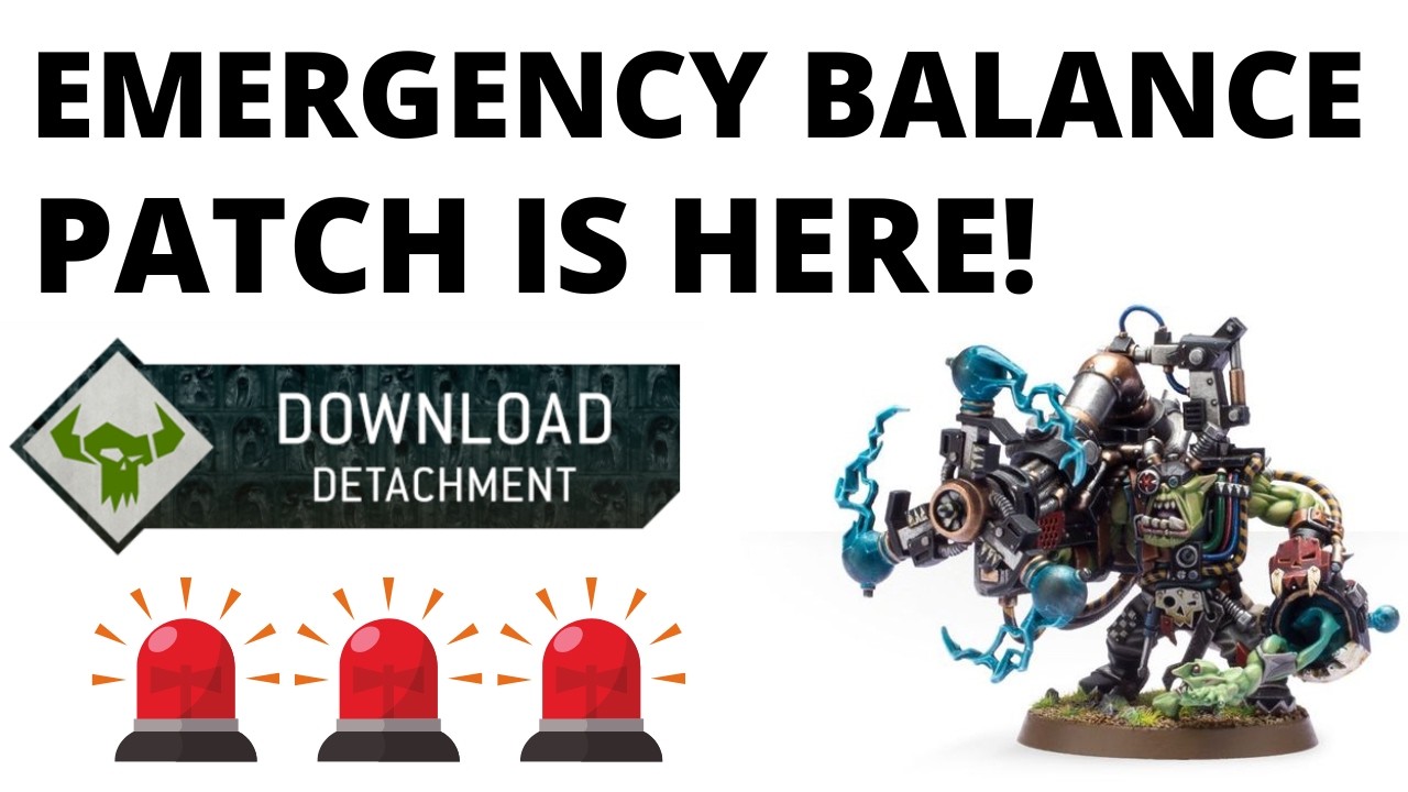 Warhammer 40K 'Emergency' Balance Patch is Here - What's Happened to the Orks? - YouTube