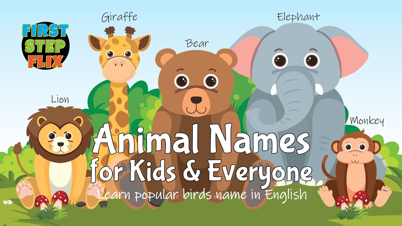 Animals | Animals Name | Learn Animal Names | Animals Name for Kids ...