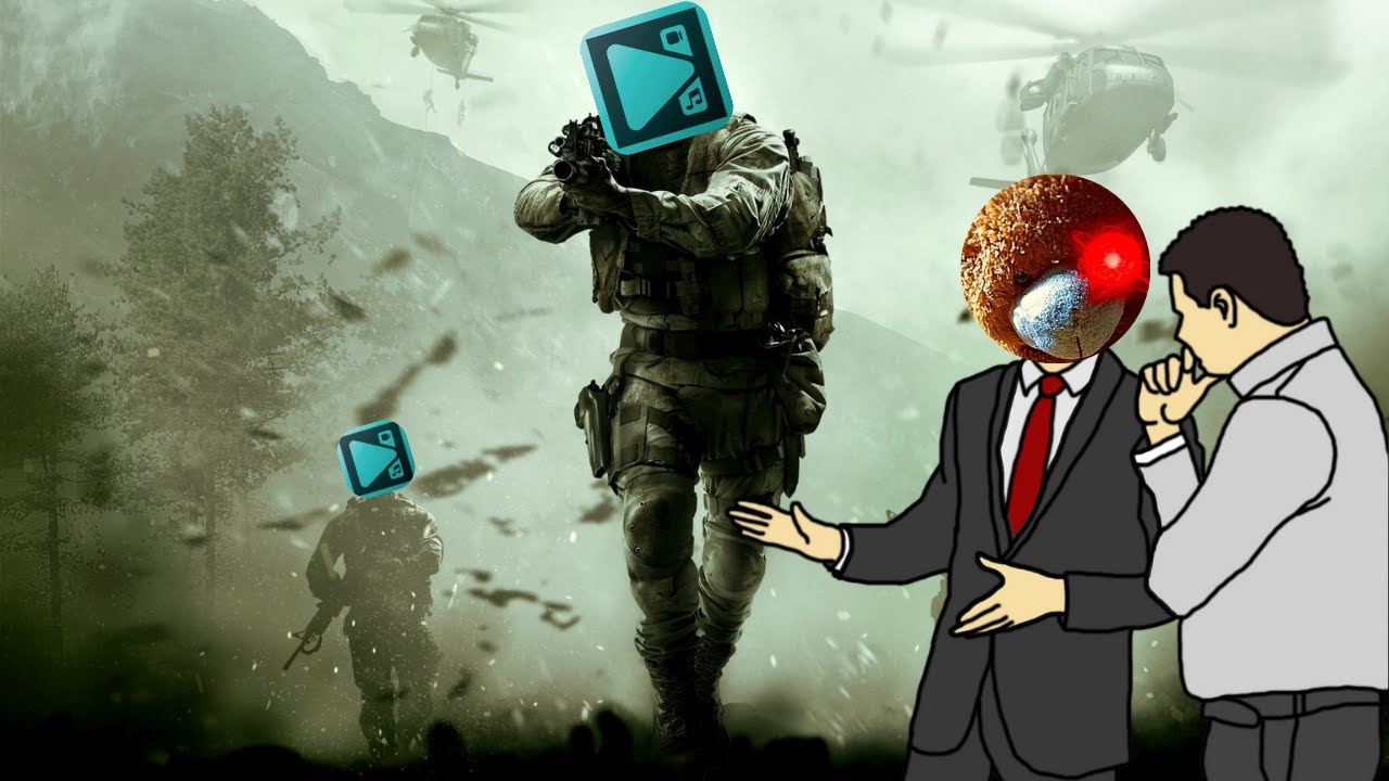 วิธีทำหน้า Loading Mission Screen Call of Duty MW ด้วยโปรแกรม VSDC Free ...