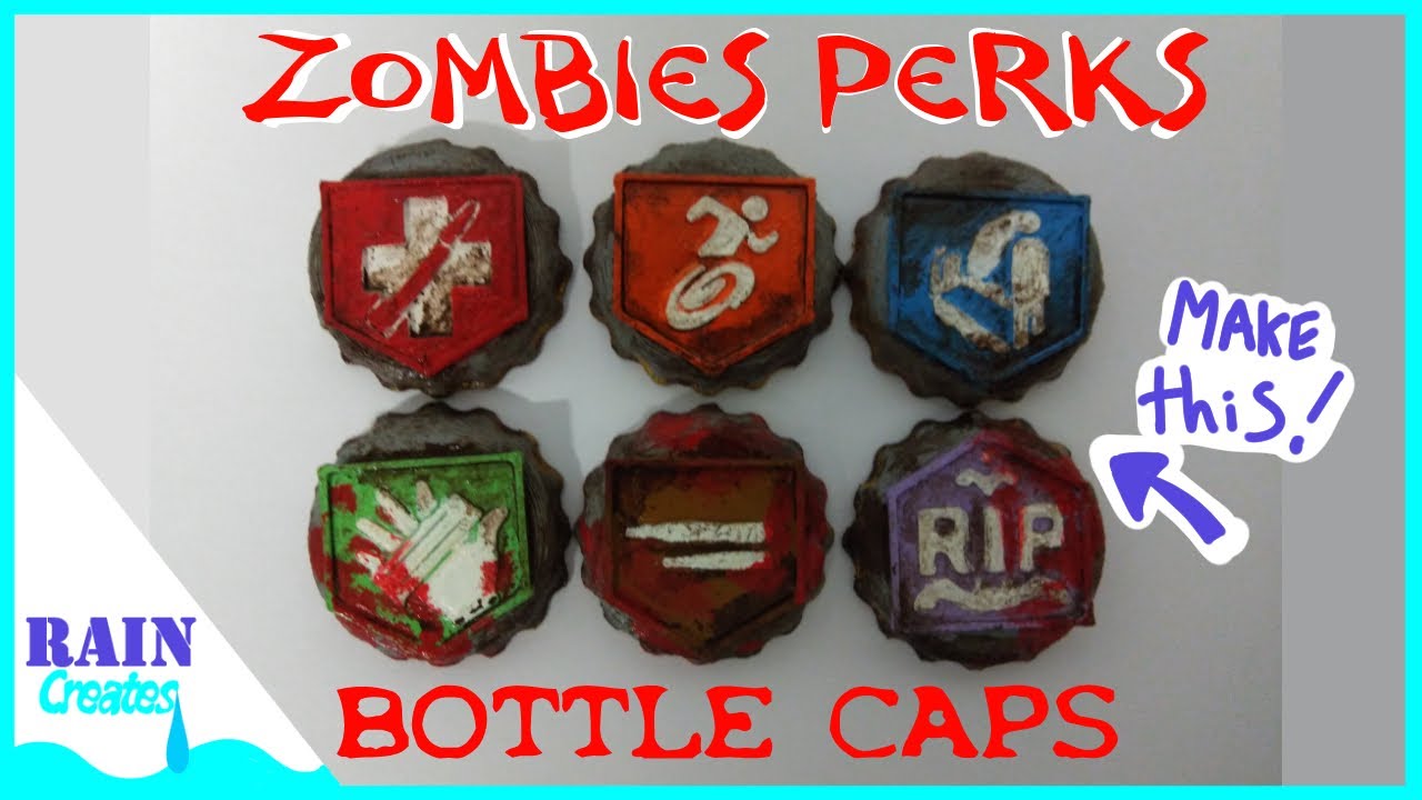 How To Make ZOMBIES PERKS Bottle Caps! (Call Of Duty Zombies) - YouTube
