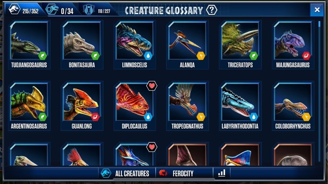 Rating and naming every creature in Jwtg(Part 4-The Finale) - YouTube