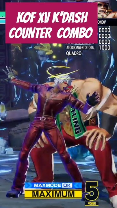 THE KING OF FIGTHERS XV K'DASH COUNTER STUN TOD COMBO 103 HIT - YouTube