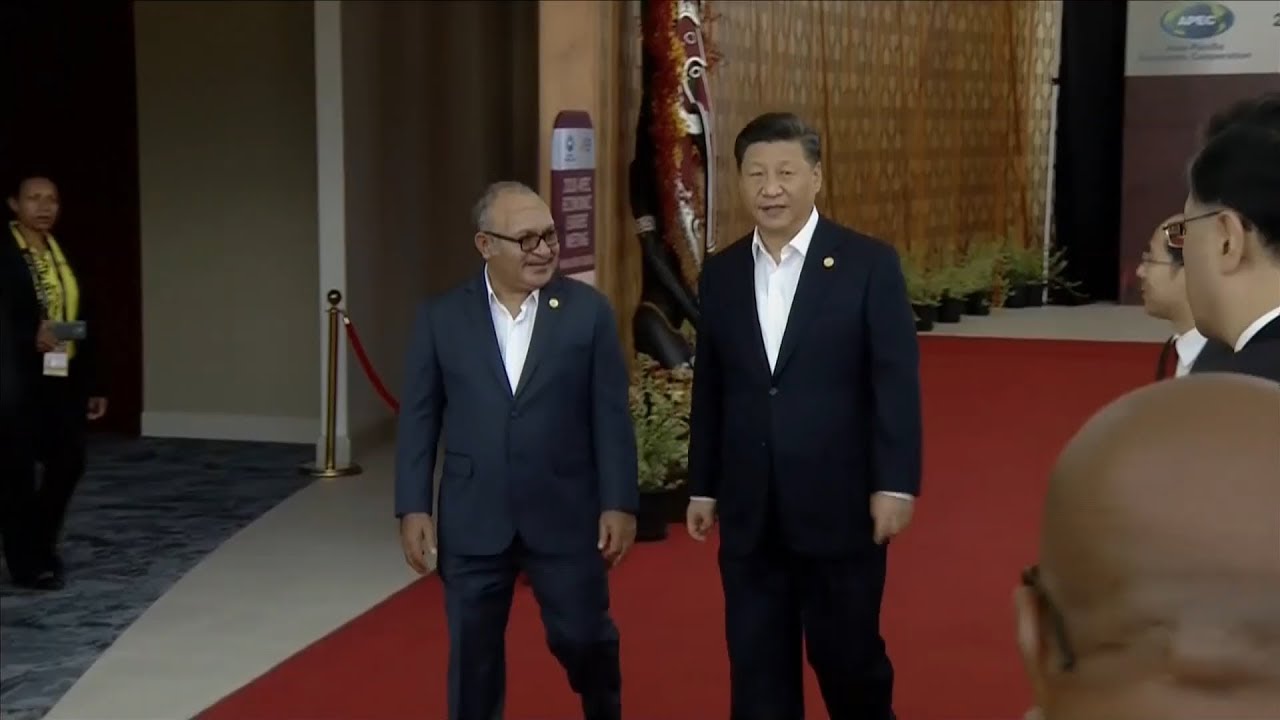 President Xi arrives at the closing events for APEC - YouTube