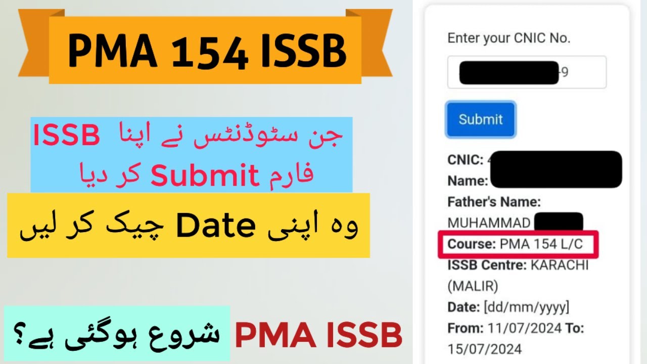 PMA 154 ISSB date preparation and complete ISSB Notes - YouTube