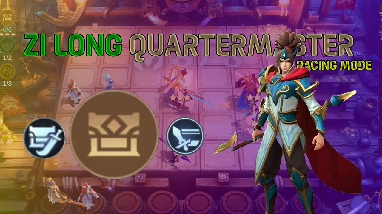 ZILONG QUARTERMASTER RACING - GAMEPLAY VALE SKILL 1 - YouTube