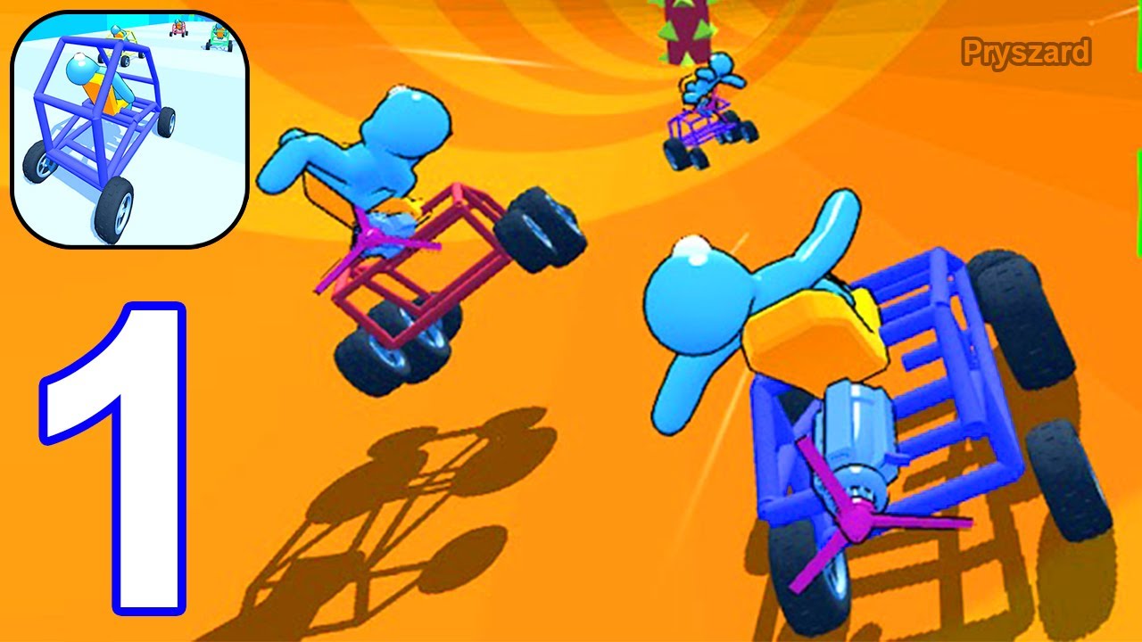 Race Buggy - Gameplay Walkthrough Part 1 Levels 1-8 Stickman Buggy Race ...