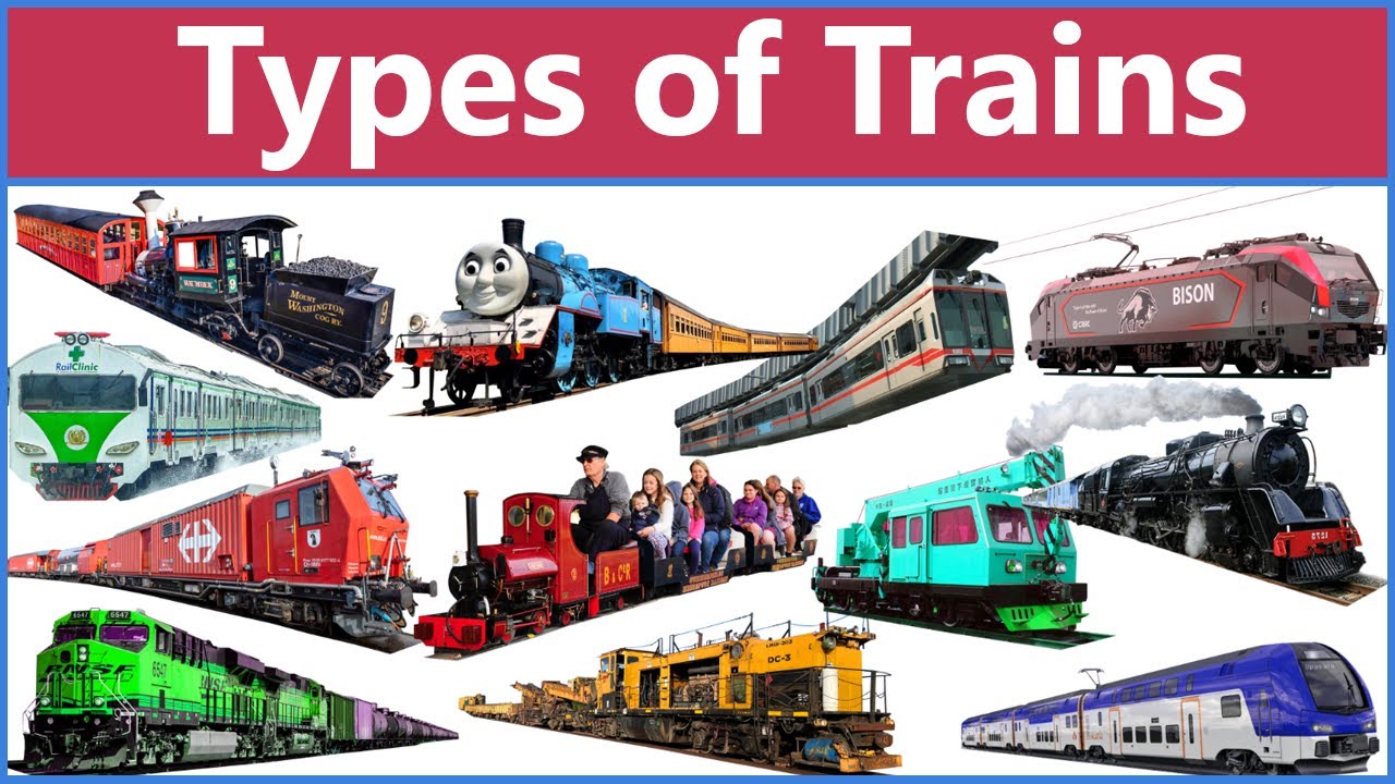 Types of Trains || Different Types of Railway Vehicles - YouTube