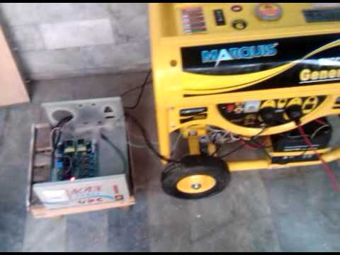 automatic starter kit and generator working 1-6-2012.3GP - YouTube