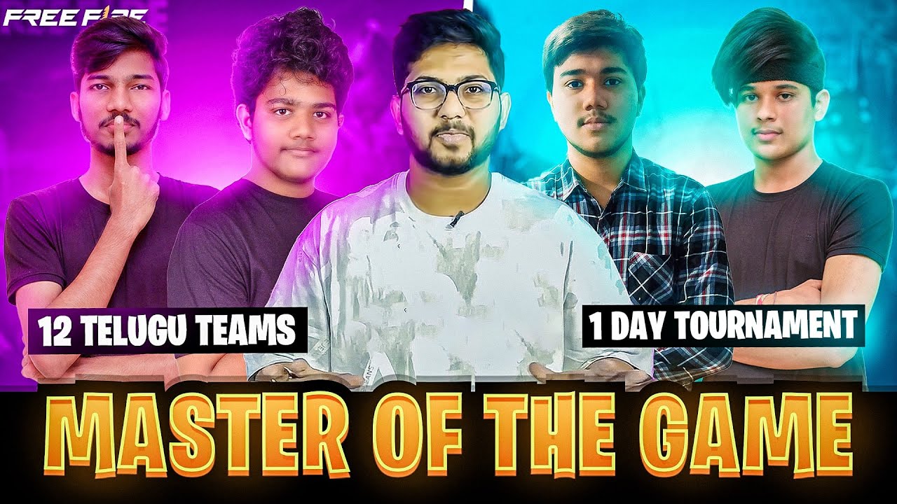 Master of the game live - Telugu Esports live - 12 తెలుగు Teams - 1/90 ...