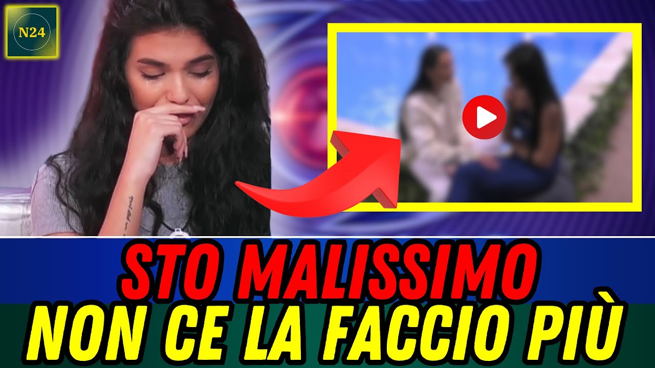 🟥GRANDE FRATELLO - NOTIZIA DRAMMATICA: "STO MALISSIMO NON..." FAN IN ...