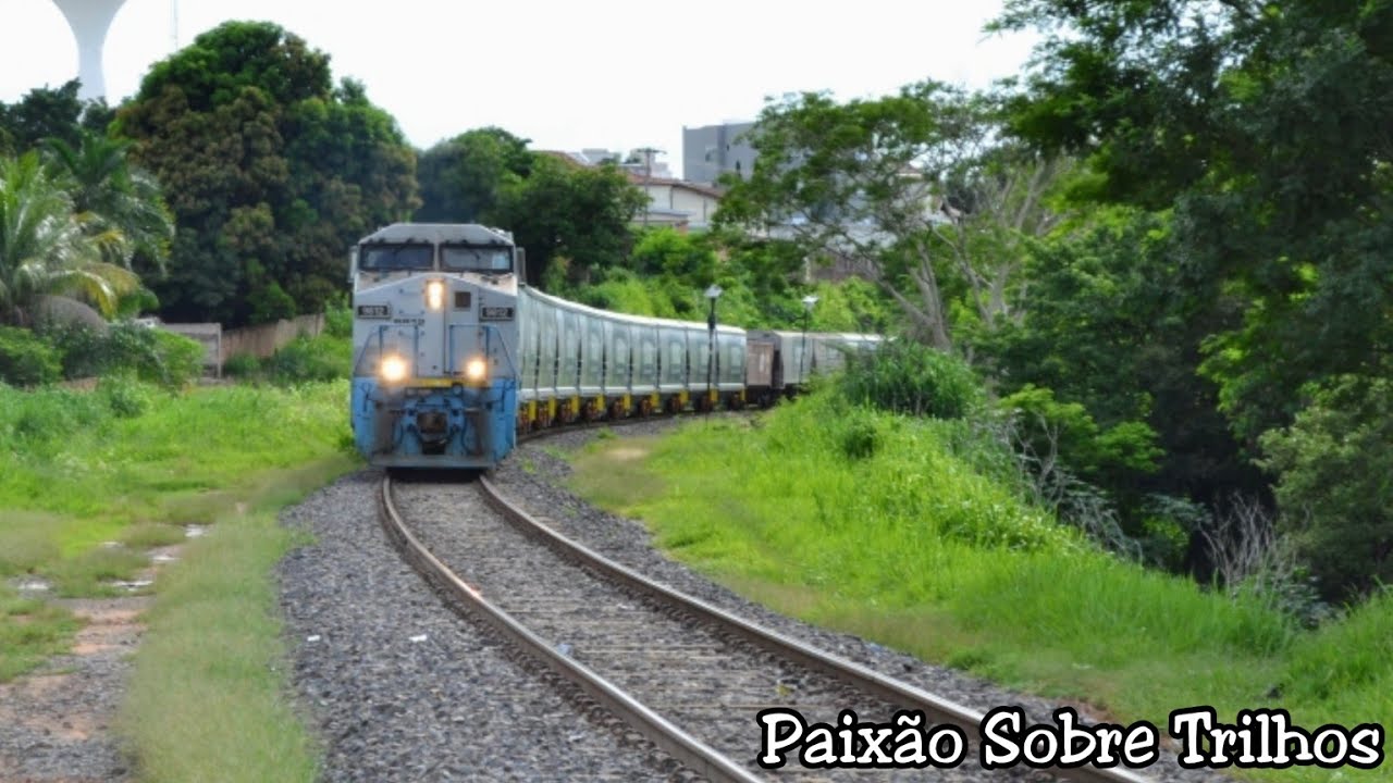 Trem RumO com os Novos Vagões HTT - YouTube