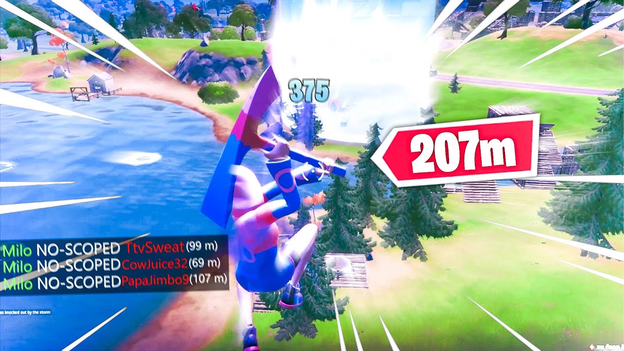 how i hit MY BEST TRICKSHOT EVER!!... (Fortnite Road to a Trickshot ...