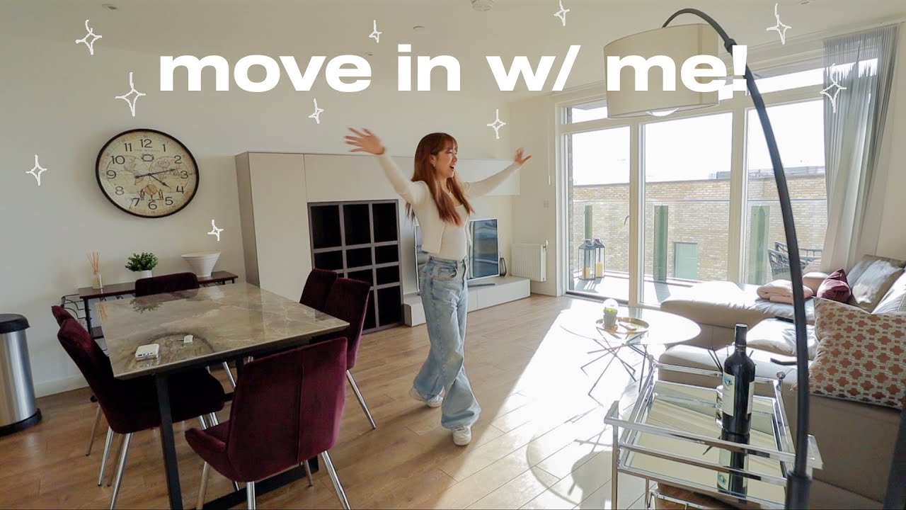 Moving Into My New Apartment (flat) in London + apartment tour! - YouTube